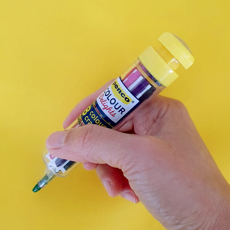 8 colours in 1 crayon