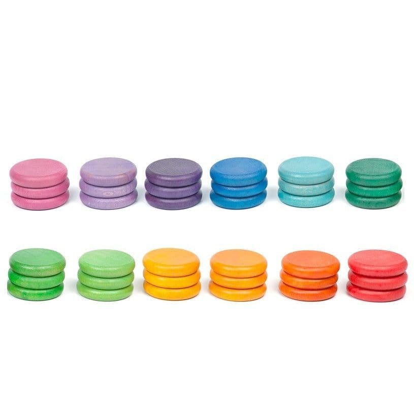 36 Coins (12 Colours)